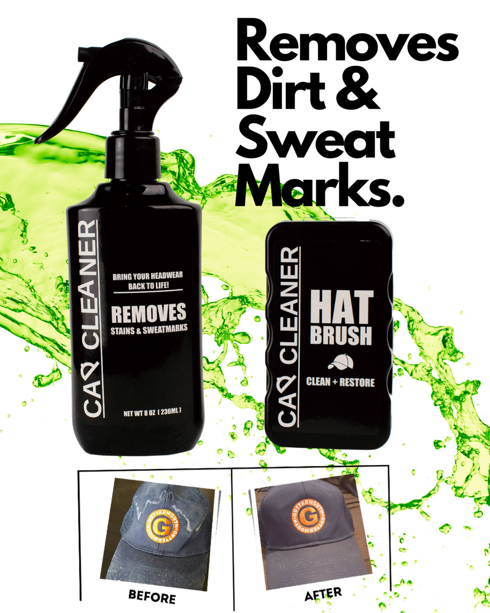 Cap Cleaner Spray, how to wash a cap, remove sweat stains hat cleaning ...